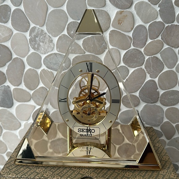 Seiko | Other | Nwt Antique Seiko Pyramid Clock | Poshmark